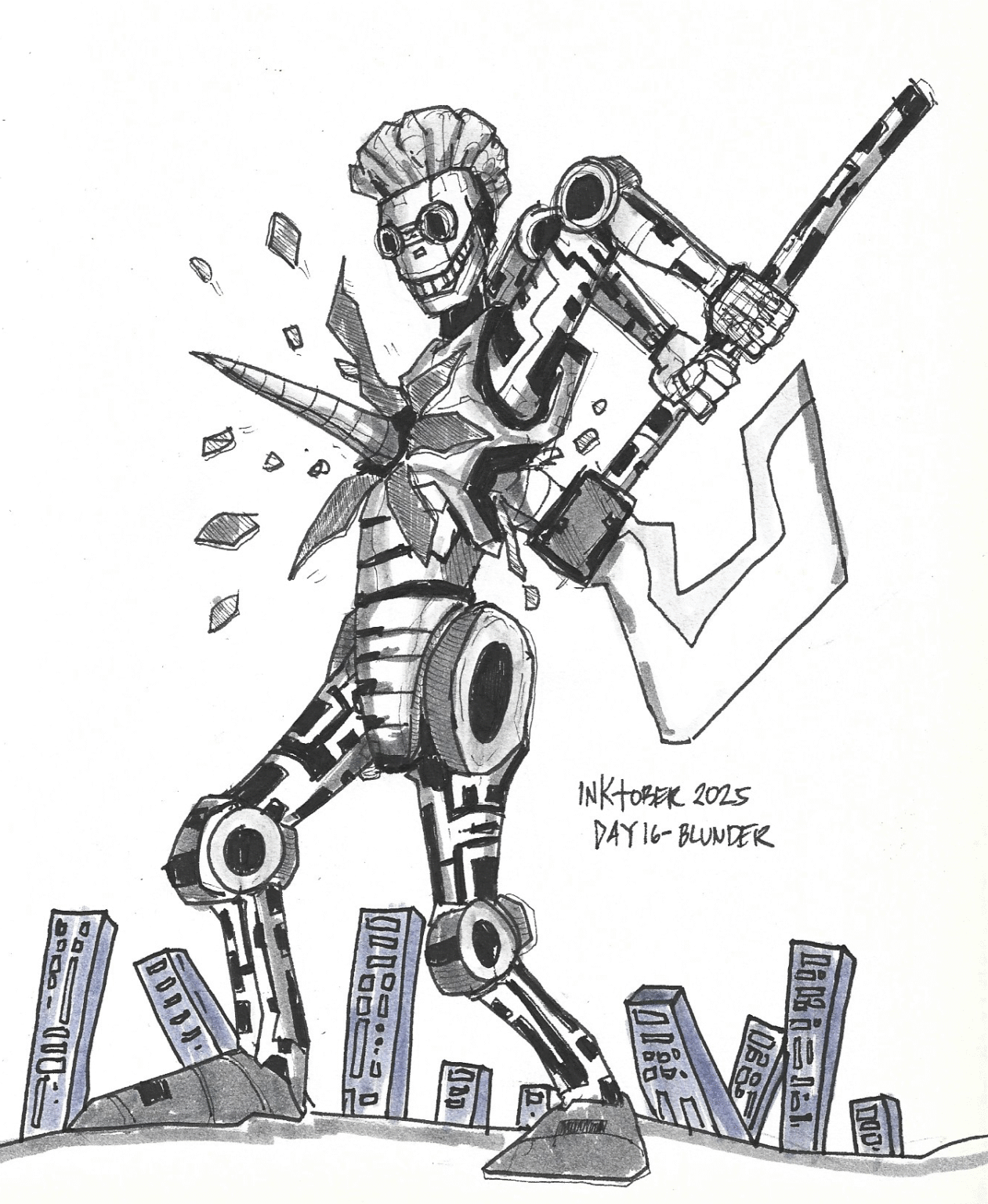 Inktober 2025 – Day 16 – Blunder – Poetic Dustbin